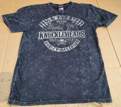 Harley Davidson Knuckleheads 4 Ever BLACK DIAMOND MARION,IL MEN'S Size ...