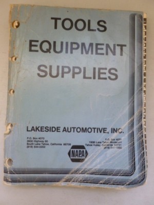 Napa Tool, Equipment & Supply Catalog #82 Mostly US made brand ...