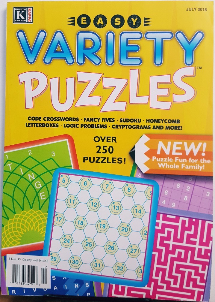 Kappa Easy Variety Puzzles July 2018 FREE SHIPPING CB | eBay.de