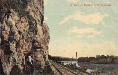 Penters Bluff Arkansas Scenic Railroad Track View Antique Postcard ...