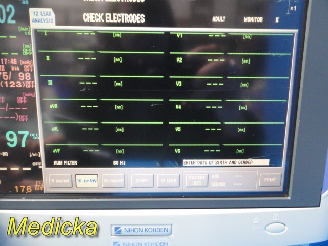 2012 Nihon Kohden Lifescope BSM 6000 Series Monitor AY-651P Module ...