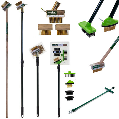 Patio Weed Brushes Wire Brush Block Paving Garden Weed Scraper ...