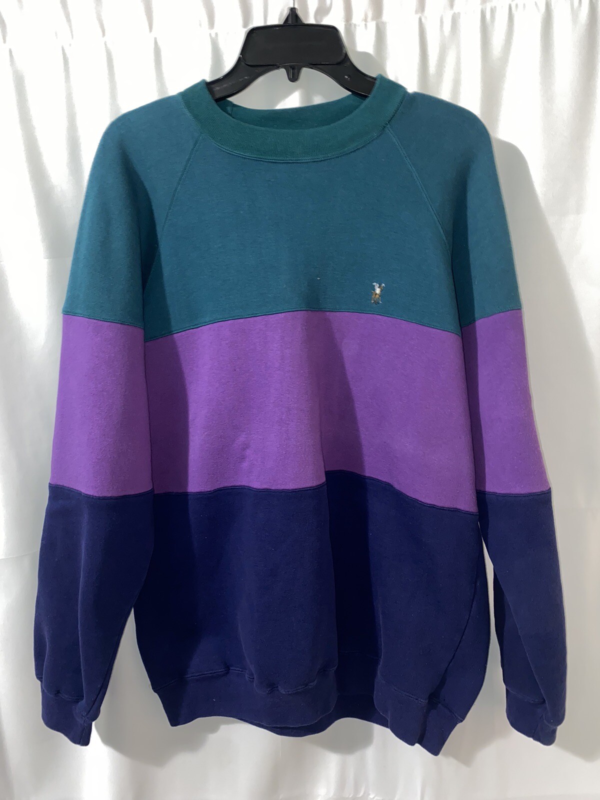Vintage Ivanhoe Colorblock Crewneck Sweatshirt | eBay