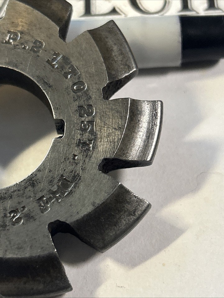 Involute Gear Cutter Milling #5 10P 21-35T 7/8” Bore Brown And Sharpe ...