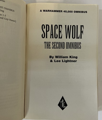 Space Wolf Omnibus 1 & 2 William King & Lee Lightner , Warhammer 40K ...