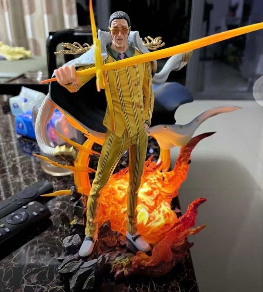 One Piece Kizaru Borsalino PVC Figure Garage Kit Marine Admiral 30cm ...