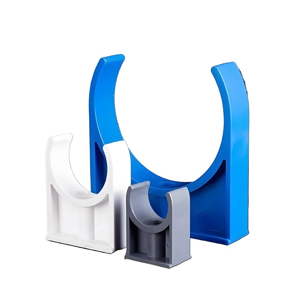 Tube Clamps PVC Pipe Clips Open Fixed Pipe Clamp Support 20mm 25mm 32mm ...