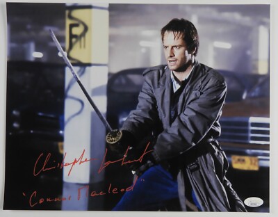 Christopher Lambert Highlander Autograph Signed Photo JSA 11x14 | eBay