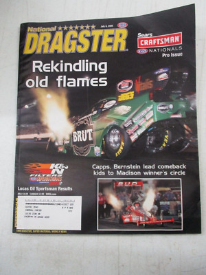 NATIONAL DRAGSTER MAGAZINE JULY 8, 2005 RON CAPPS BRANDON BERNSTEIN KN ...