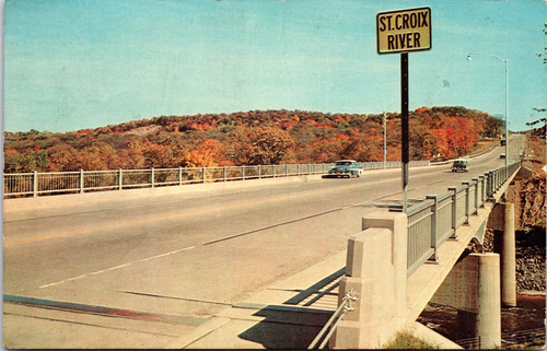 Interstate State Park, Taylors Falls, MN, St. Croix River Sign, Chrome ...