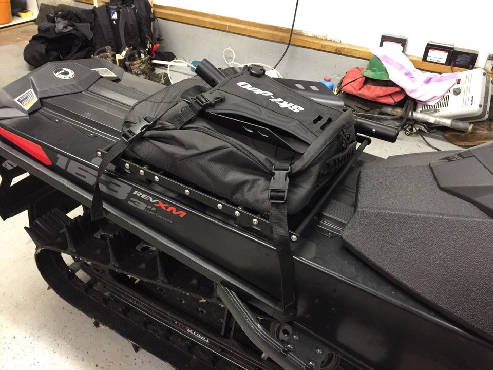 Ski-Doo LinQ 146+ Snowmobile Rack, Cargo Rack, Slim Tunnel Bag Rack ...