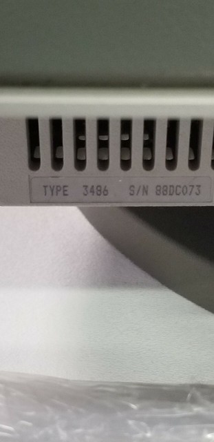 IBM 3486 Twinax Amber Terminal With 122 Keyboard As400 iSeries for sale ...