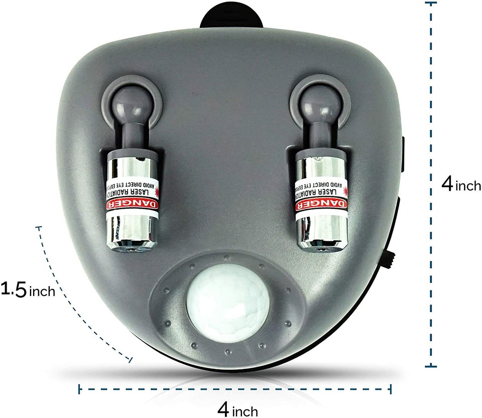 Dual 2 Car Laser Garage Auto Parking Sensor Assist Aid Guide Stop Light ...