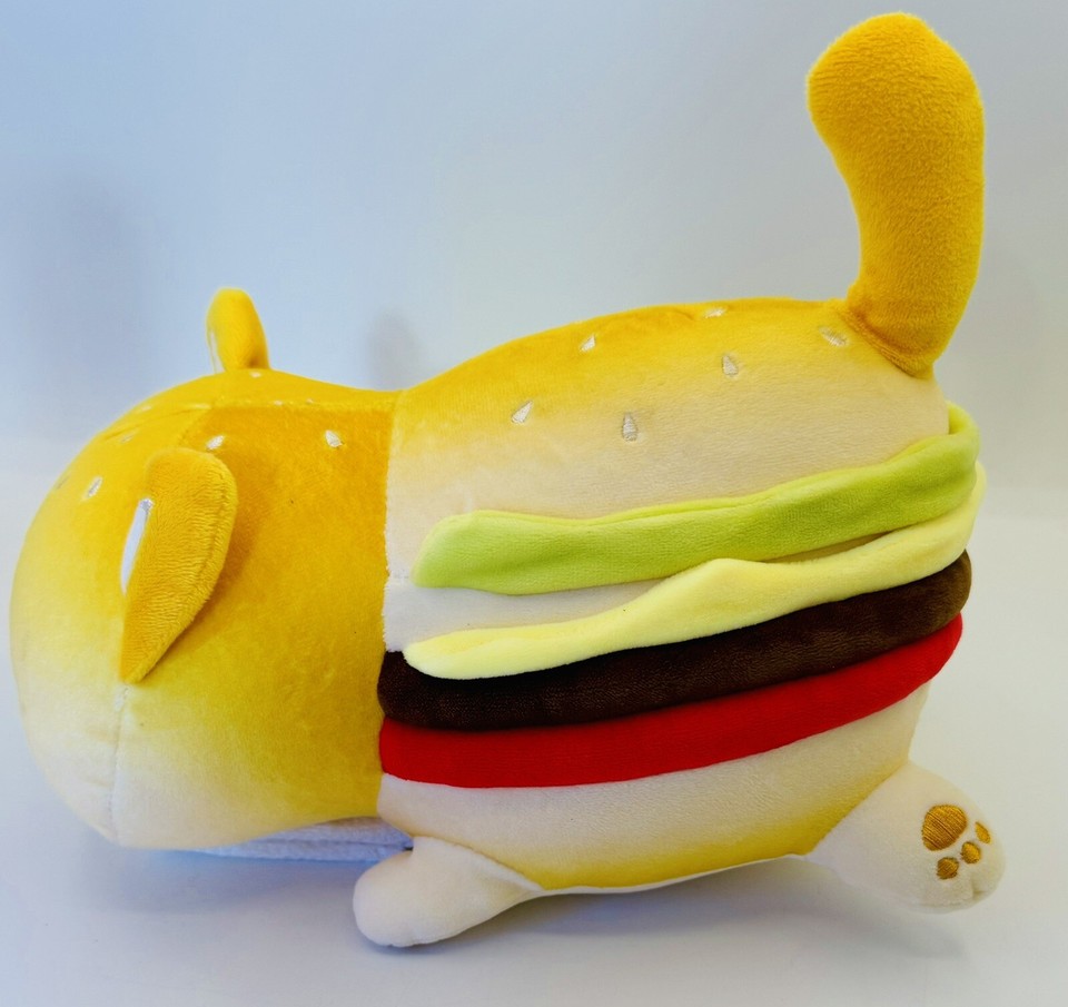 Aphmau Meow-Meows Hamburger Cat Plush MeeMeows CatFace 10” Burger | eBay
