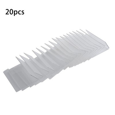 20Pcs 5x7.5cm Mini-Acrylic Sign Display Holder Price Name Card Tag ...