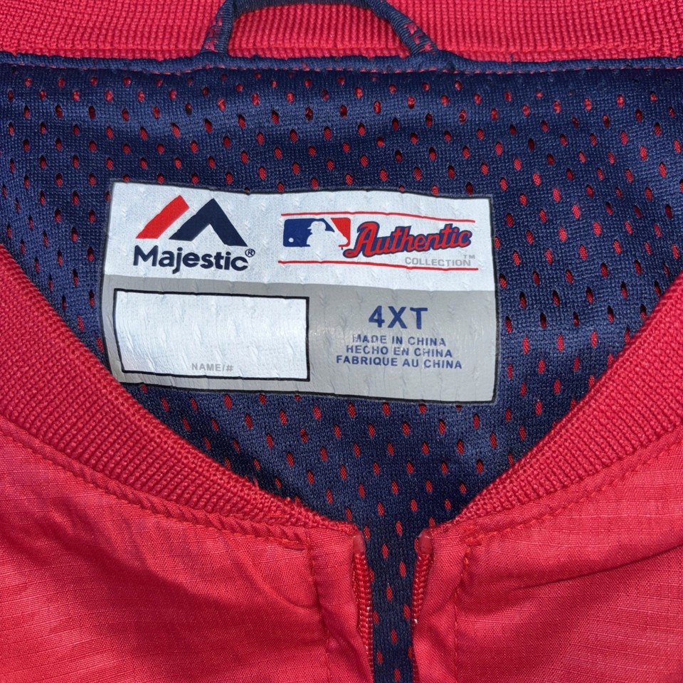 Majestic Los Angeles Angels Short Sleeve 1/4 Zip windbreaker 4XT NWT ...