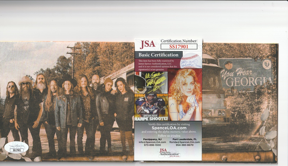 BlackBerry Smoke Band Signed Autographed JSA COA CD "YOU HEAR GEORGIA ...
