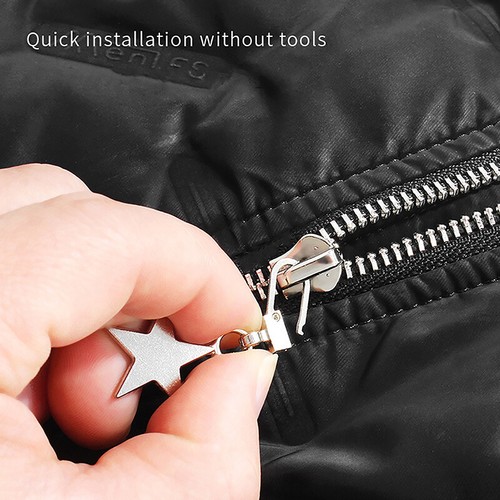 5PCS Sewing Zipper Puller Head Star Shape Detachable Metal Zipper For ...