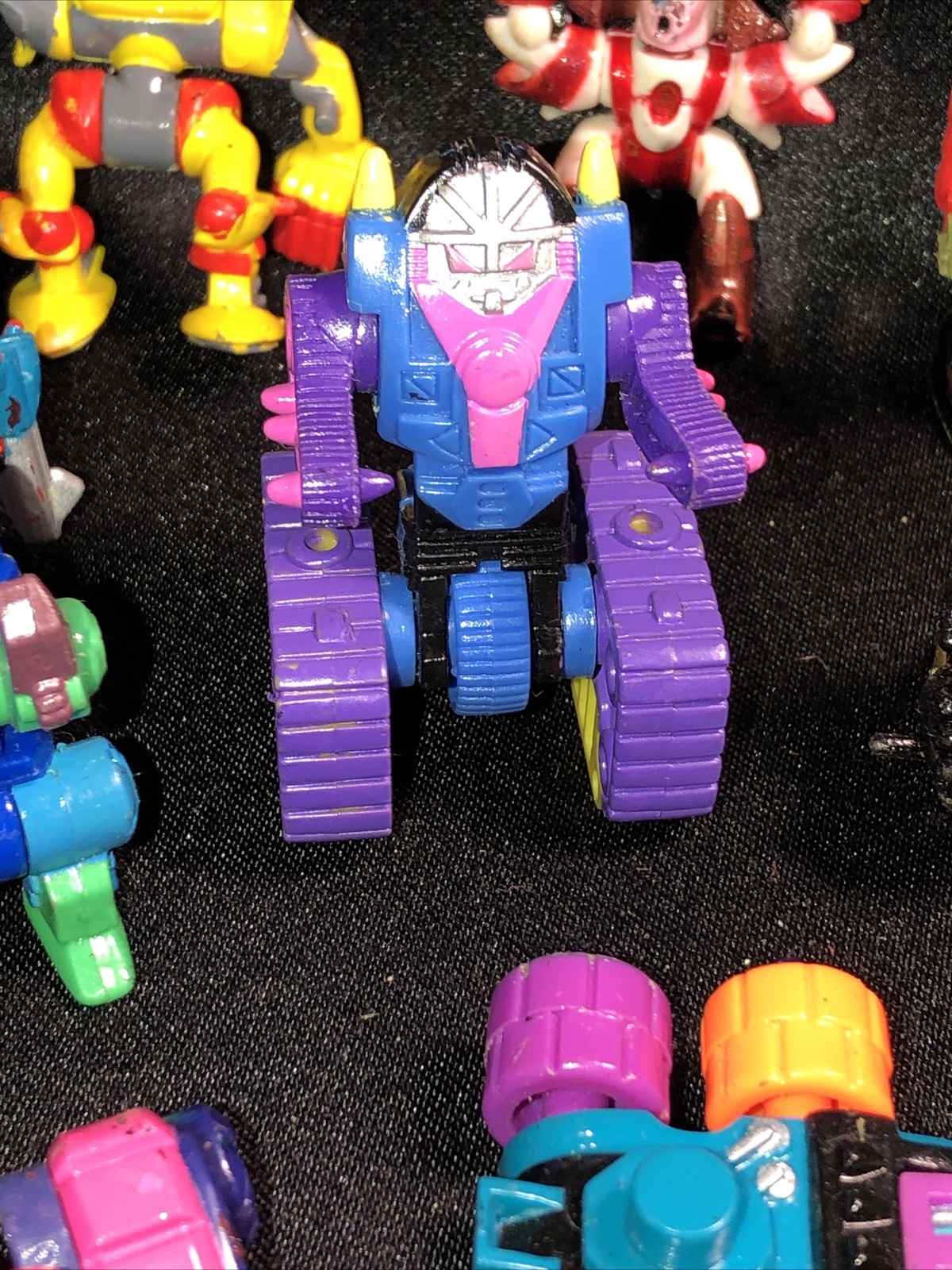 Vintage Lot Of 16 LGTI Galoob Micro Machines Z-Bots Action Figures 1990 ...
