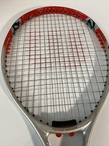 WILSON TITANIUM TIE BREAKER RACKET SOFT SHOCK L44 1/4 VERY GOOD ...