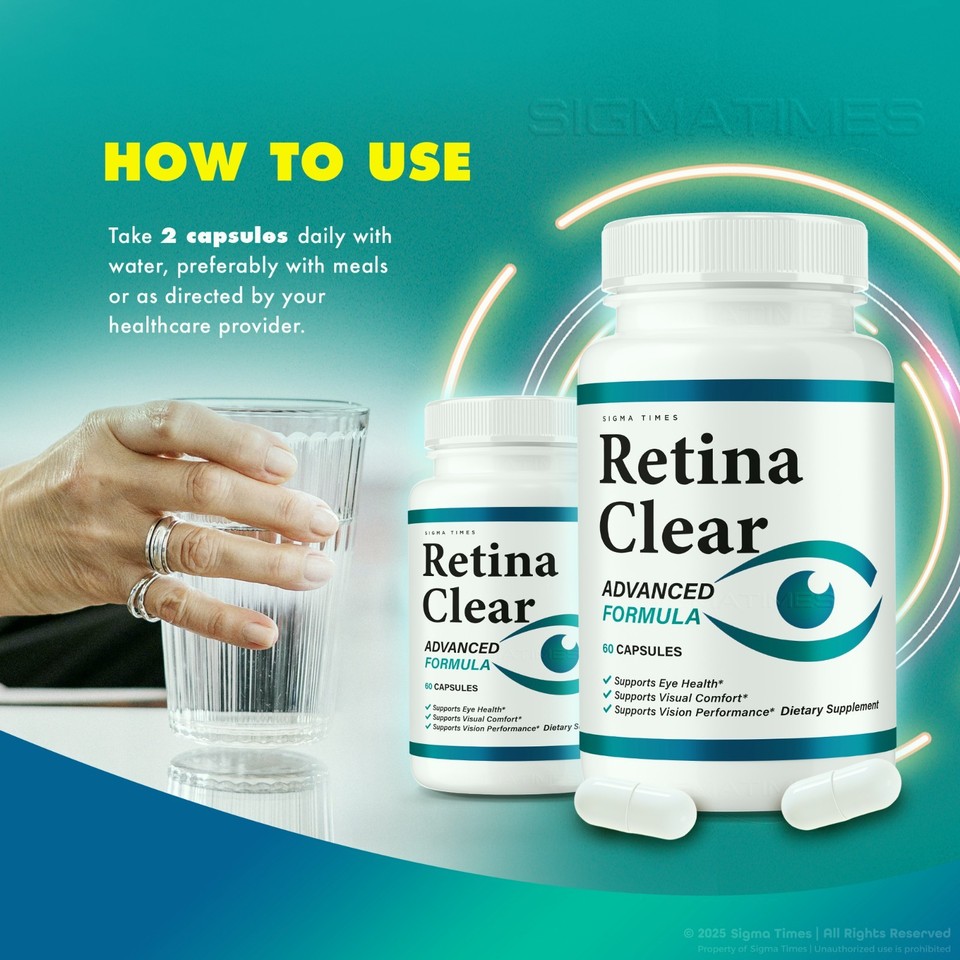 Retina Clear – Retina Clear Capsules for Eyes - 3 Pack | eBay