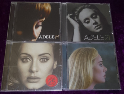 Adele CD Album Bundle/JobLot/Collection x4 (19,21,25,30) (25 is Sealed ...