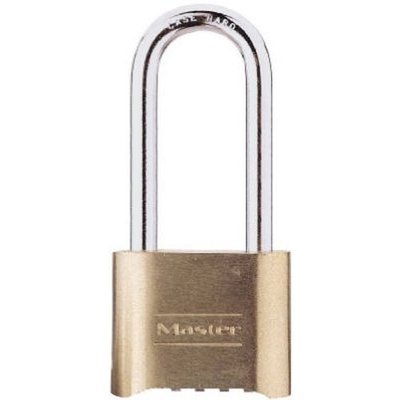 NEW MASTER LOCK 175DLH BRASS HARDENED STEEL COMBINATION PADLOCK 6903835 ...