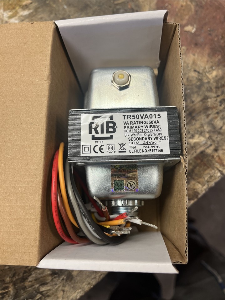 50 VA Multi tap Transformer RIB Functional Devices TR50VA015 Resettable ...