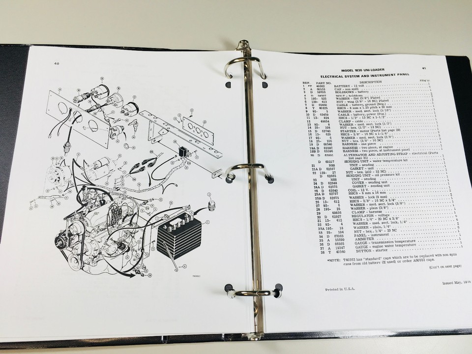 Case 1830 Uni Loader Skid Steer Technical Service Manual Parts Catalog ...