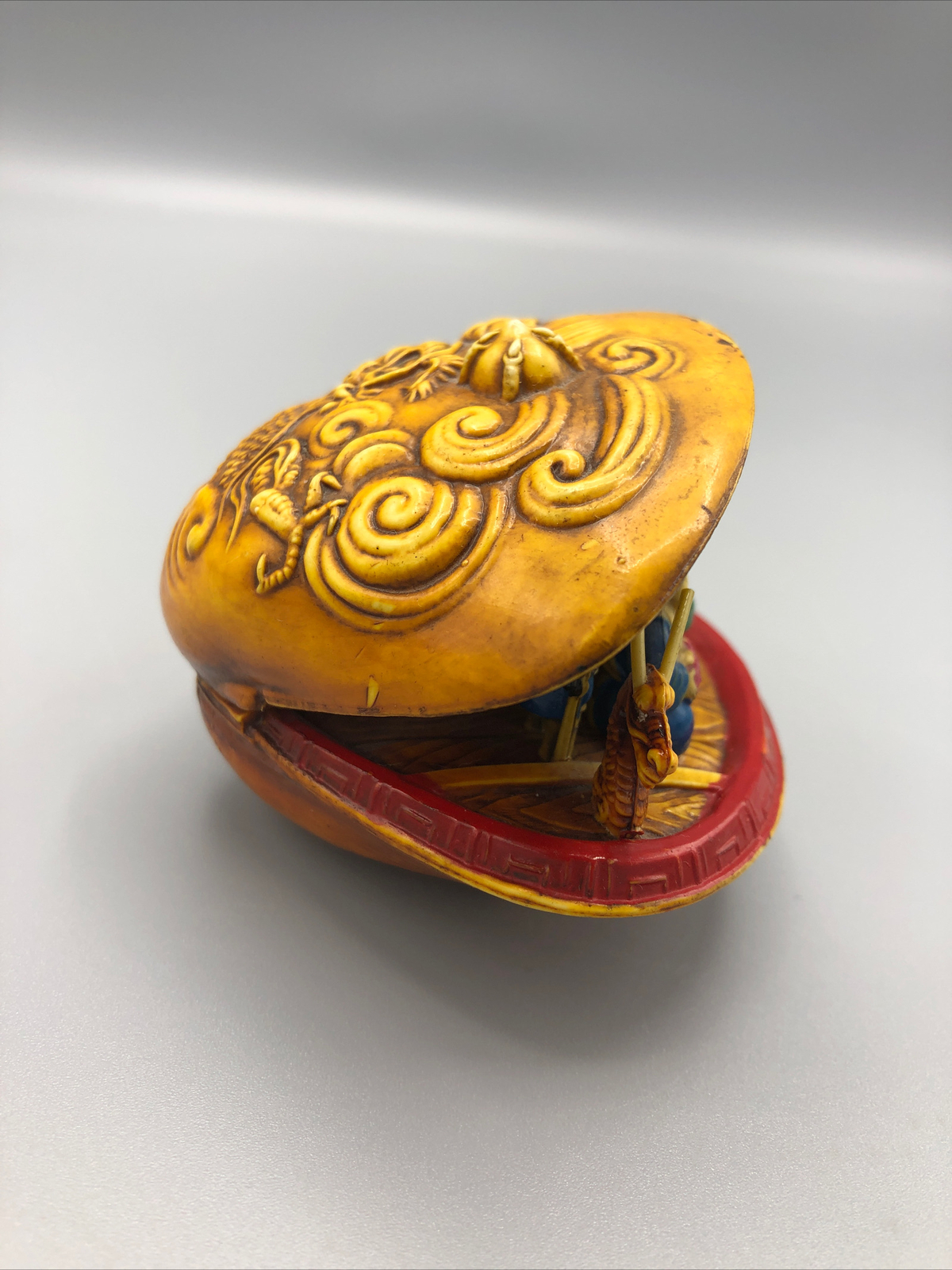 Japanese Clam Shell Celluloid 7 Lucky Gods Fortune Luck Clamshell Color ...