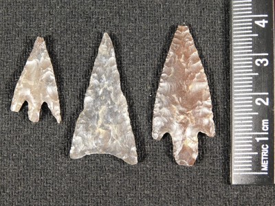 Neolithic & Paleolithic - Arrowheads 5 Genuine Saharan Flint Artifacts