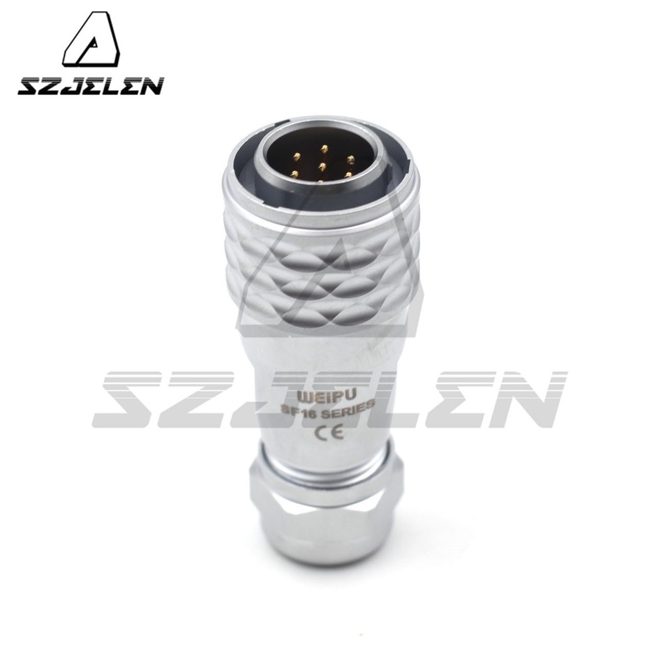 WEIPU SF16 16mm 7Pin Waterproof Aviation Cable Connector,Panel Mount ...