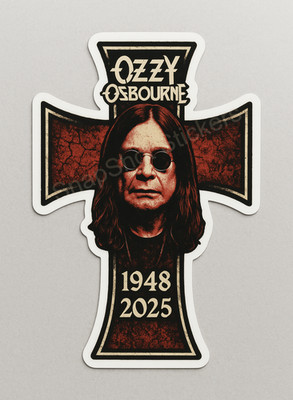 Ozzy Osbourne Commemorative Vinyl Sticker/Decal 07 | eBay