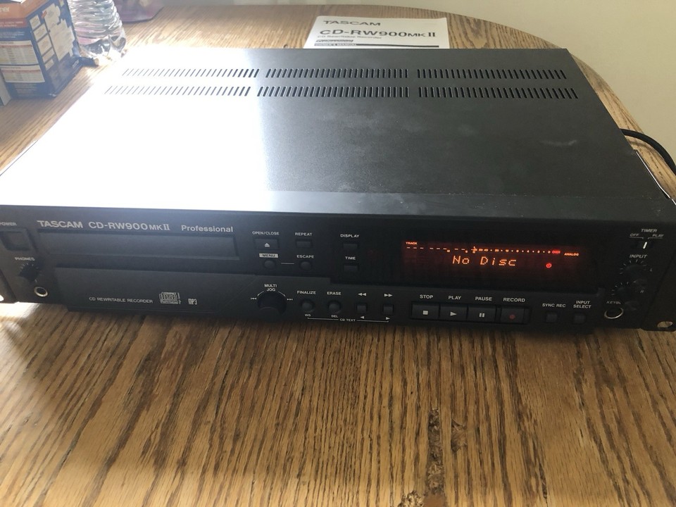 Tascam CD-RW900MKII Professional CD Recorder | Tested - Working | eBay