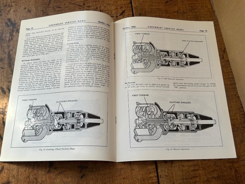Chevrolet Service News 1957 Chevrolet Features October 1956 NEW | eBay