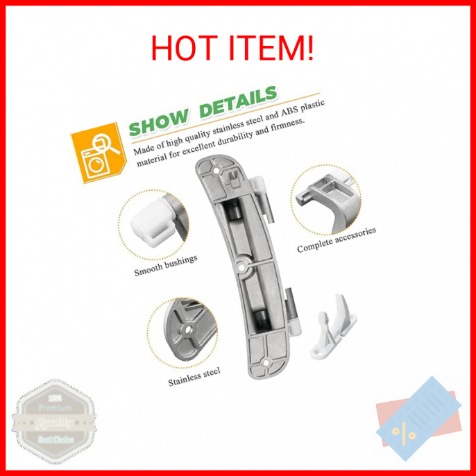 Upgraded 134550800 Affinity Washer Door Hinge with Bushings & 131763310 ...