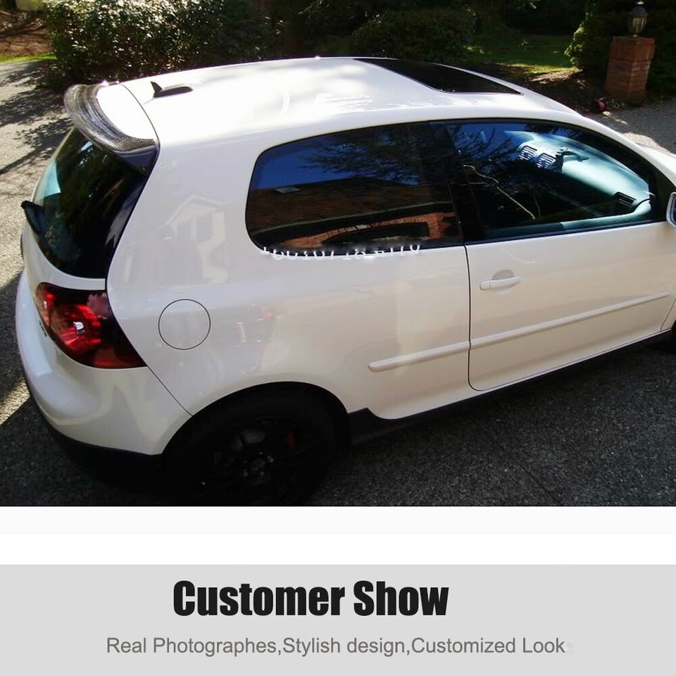 For VW Golf 5 MK5 R32/GTI 2005-2007 Real Carbon Rear Roof Window ...