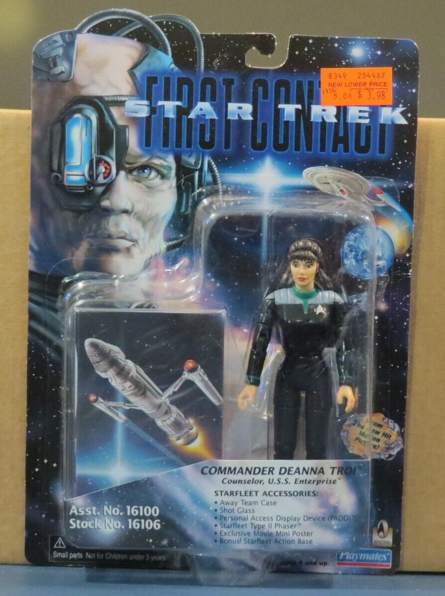 1996 Commander Deanna Troi Star Trek TNG First Contact- Playmates ...