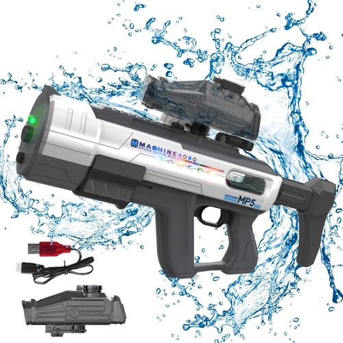 Electric Water Gun for Adults Kids,Auto Reload,850ml Large Water Tank ...
