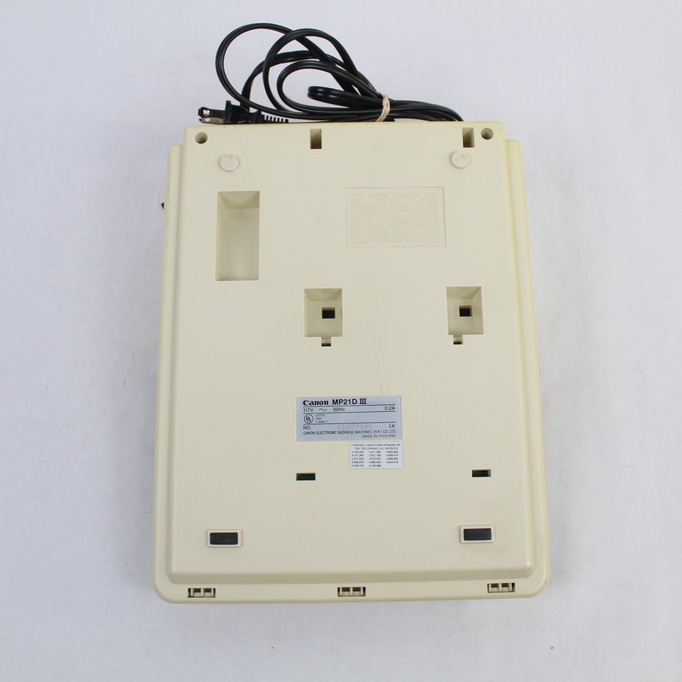 Vintage Canon MP21D III 12-Digit Desk Calculator Adding Machine Tested ...