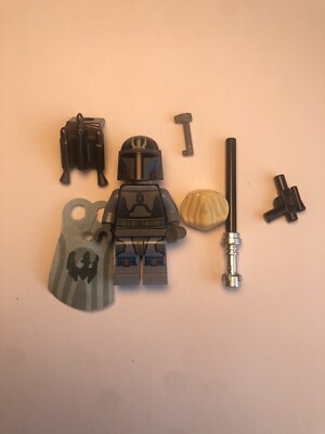 RARE Lego Star Wars™ Pre Vizsla Minifigure with Darksaber Cape And ...