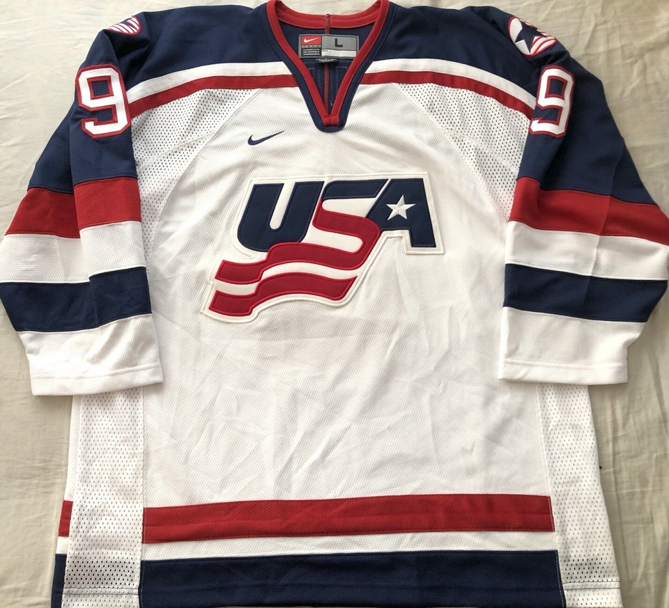 Mike Modano 2002 USA Olympic Hockey Team authentic Nike stitched jersey ...