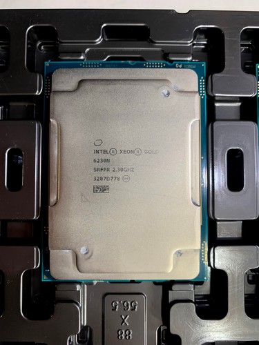 Xeon Gold 6230N 20-Core 3.5Ghz Turbo 48x PCIe LGA 3647 CPU Intel SRFPR ...