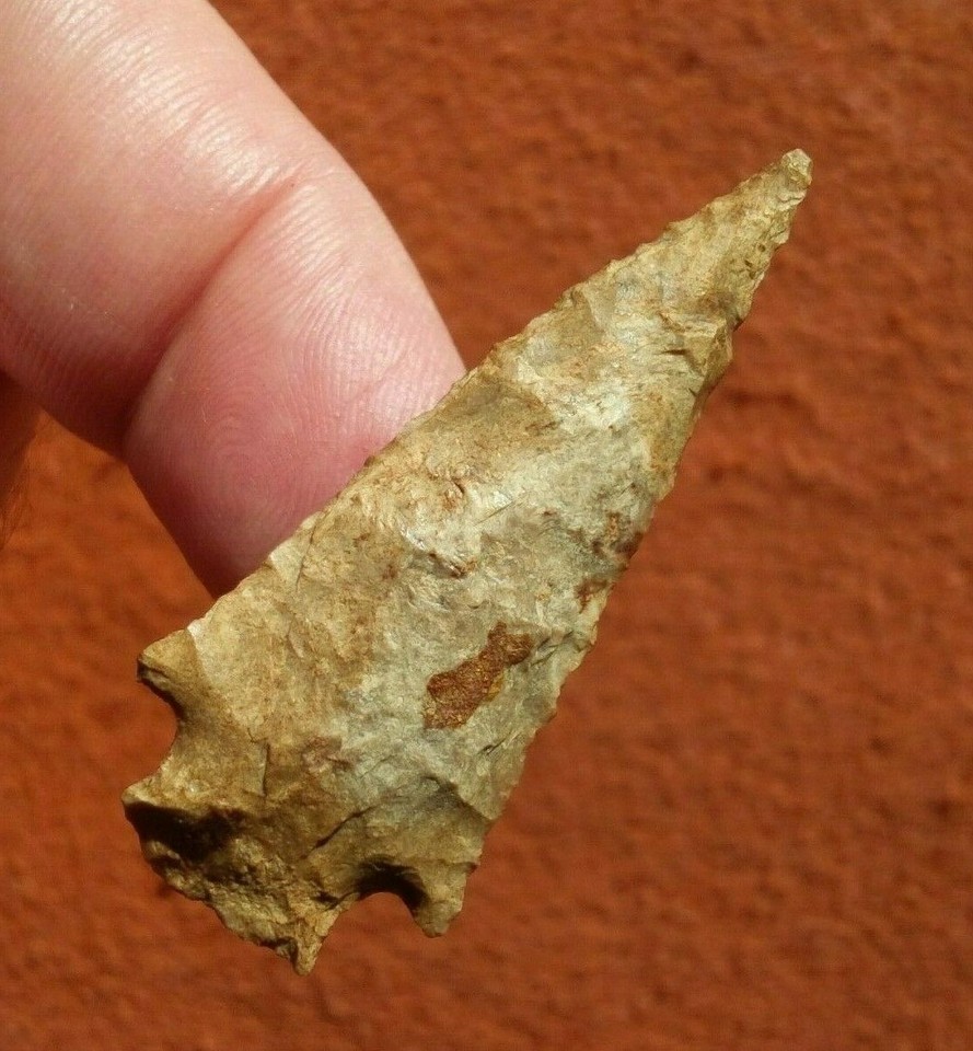 THIN 1-7/8" SNAKE RIVER OREGON ARROWHEAD Projectile Point AUTHENTIC ...