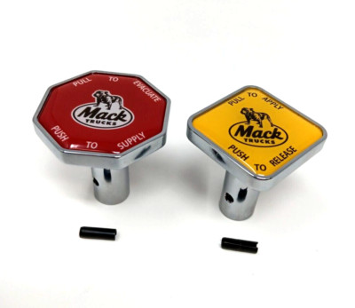 MACK Pin Syle Vintage Style Air Brake Knob Tractor Trailer semi truck ...