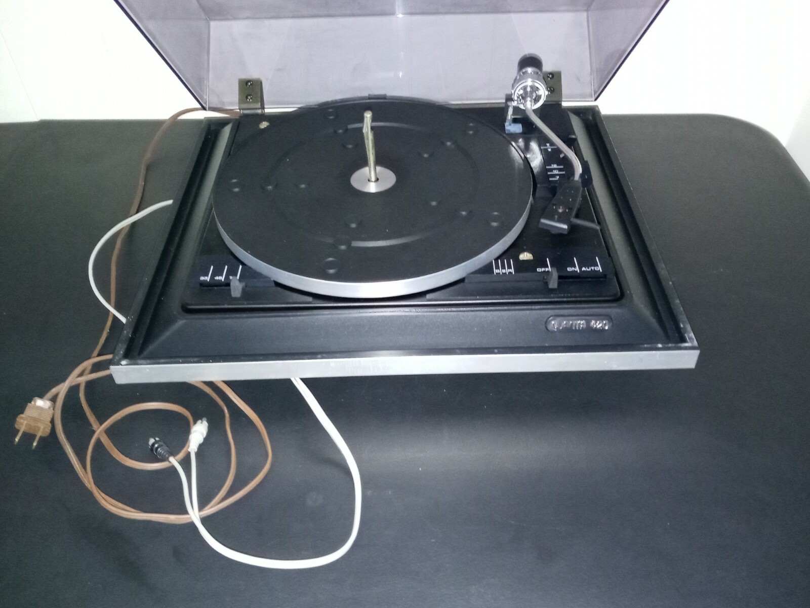 BSR Quanta 420 Turntable with Dustcover & chords RARE VINTAGE | eBay