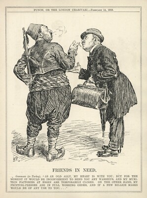 BRITISH Punch Political Cartoon 1923 TURKISH WAR FOR INDEPENDENCE ...
