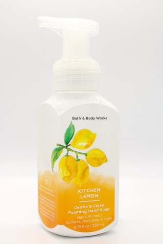 Bath and Body Works KITCHEN LEMON Gentle & Clean Foaming Hand Soap 8.75 ...
