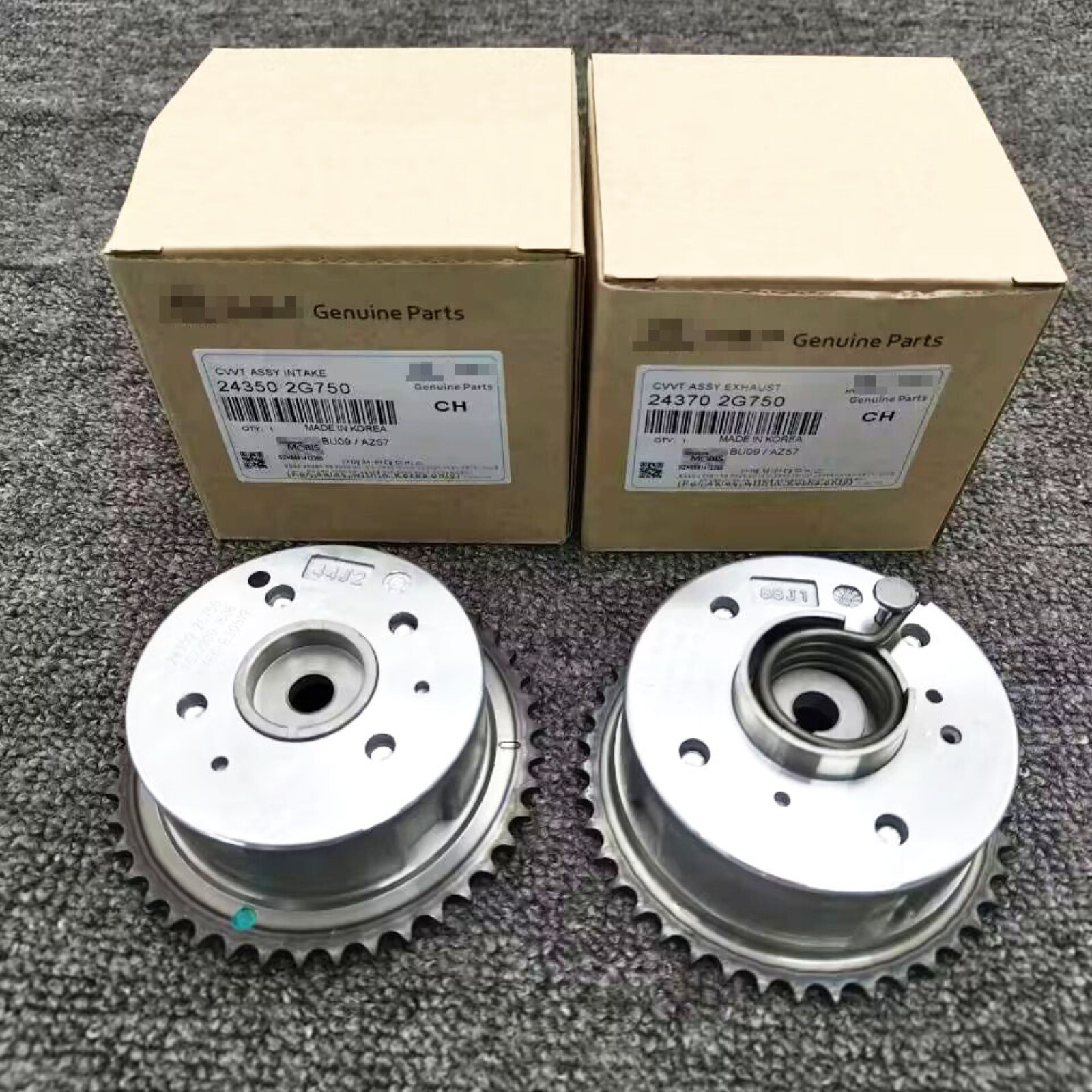 2x Camshaft VVT Gears 24350-2G750 24370-2G750 For HYUNDAI KIA SPORTAGE ...