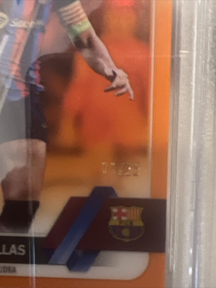 Alexia Putellas Orange /25 PSA 9 2022-23 Topps Chrome UEFA JERSEY ...